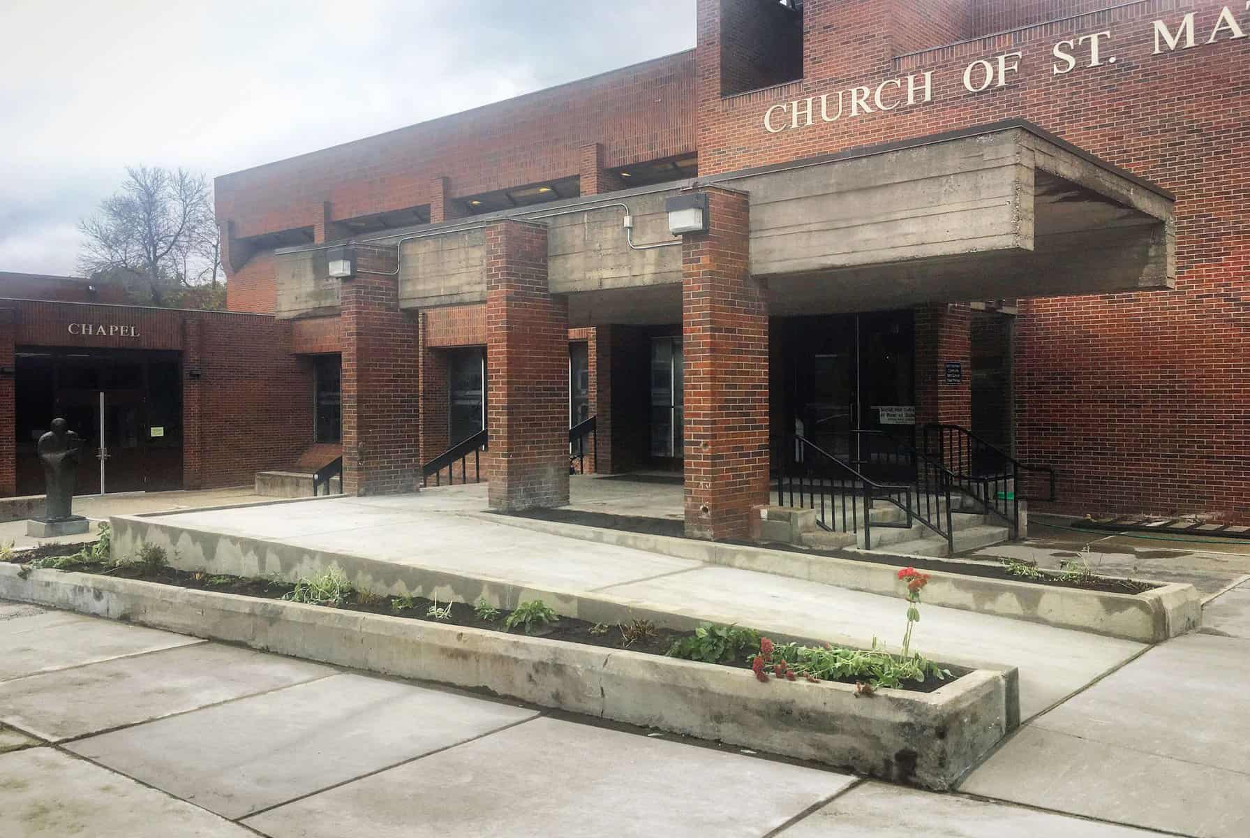 Our new church entrance ramp – progress report | Church of St. Matthew